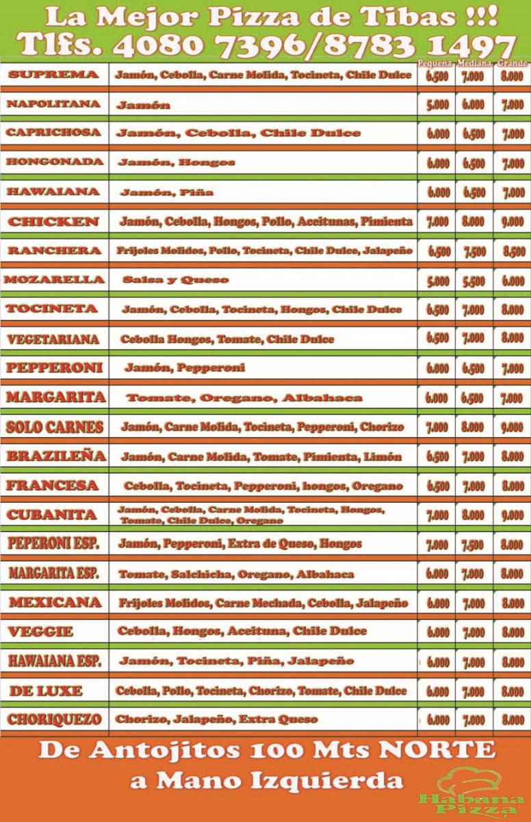 HABANA PIZZA